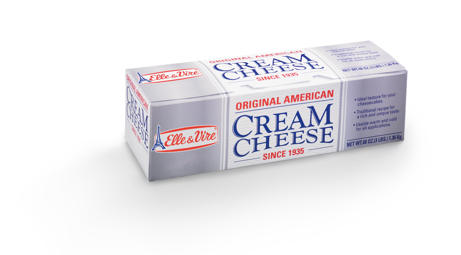 ORIGINAL AMERICAN CREAM CHEESE 10X1.36 KG – Rivenditore Roma e Lazio ...